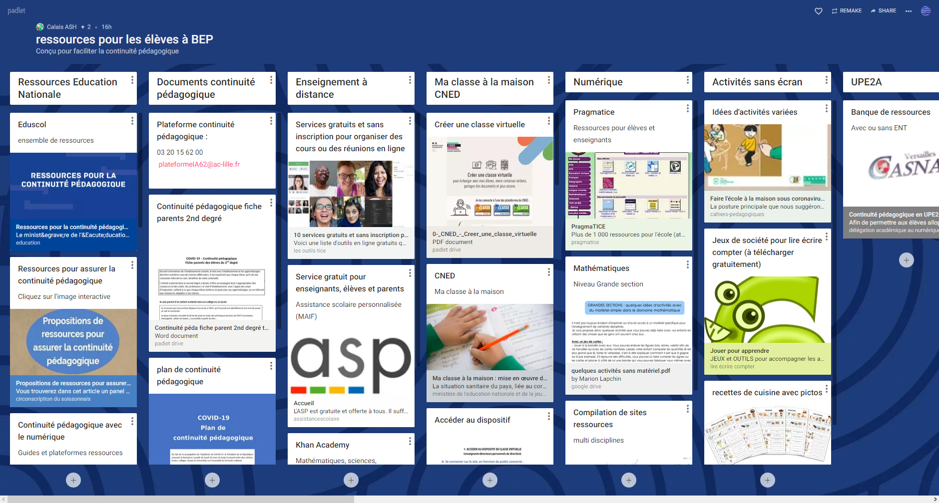 EBEP – Ressources pédagogiques 62