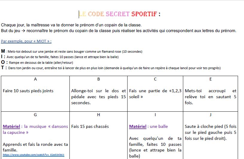 EPS – Ressources pédagogiques 62